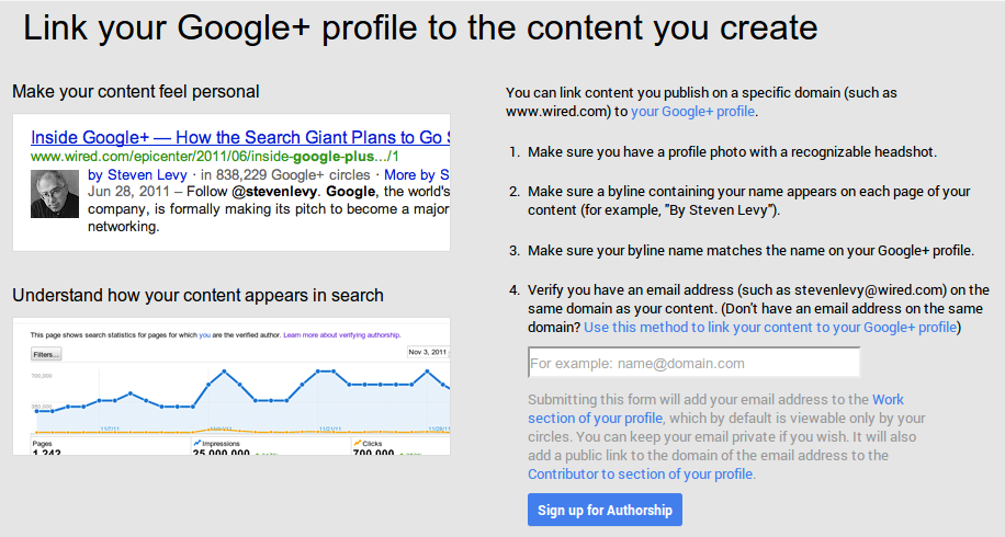 A Practical Guide to Google Authorship